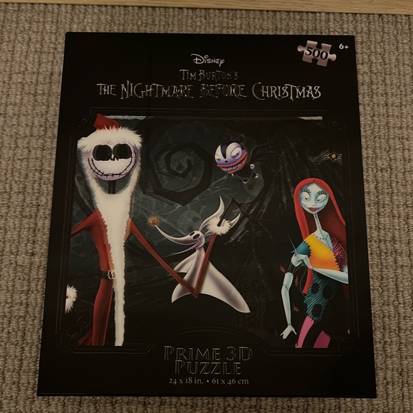 Disney | Toys | Tim Burtons The Nightmare Before Christmas 3d Puzzle ...